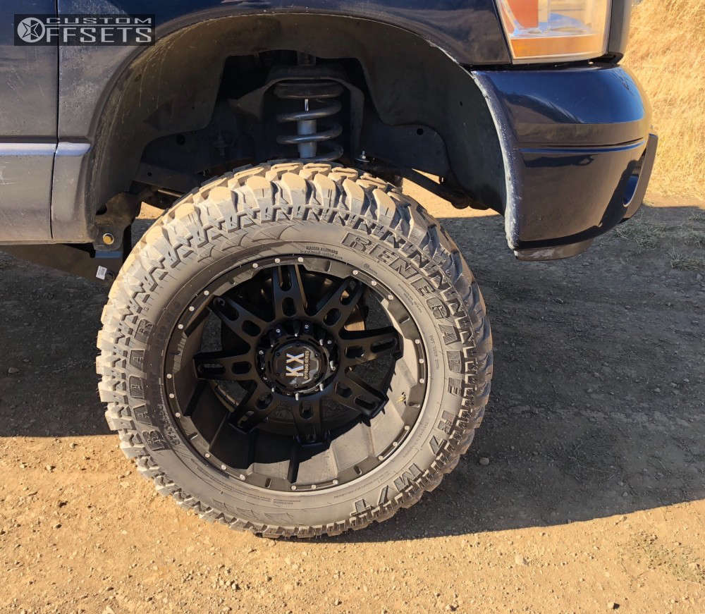 2006 Dodge Ram 2500 with 22x11 -24 KX Cp34 and 37/13.5R22 Radar ...