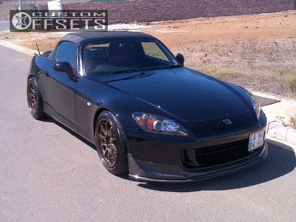 2007 Honda S2000 with 17x9 35 Volk Ce28n and 215/45R17 Bridgestone ...