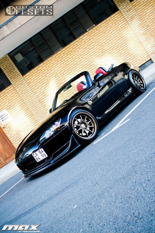 2007 Honda S2000 with 17x9 35 Volk Ce28n and 215/45R17 Bridgestone ...