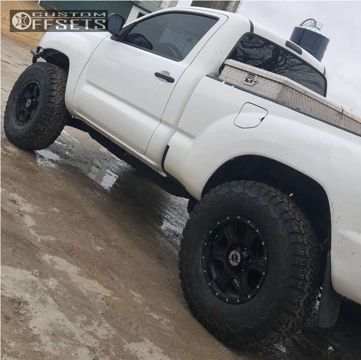 2008 Toyota Tacoma with 17x8.5 18 Vision Assassin and 305/65R17 ...