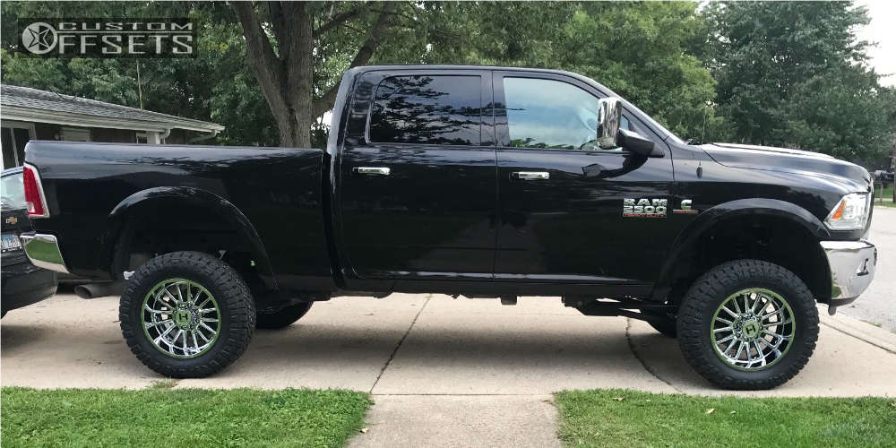2017 Ram 2500 with 20x10 -19 Hostile Predator and 35/12.5R20 Nitto ...