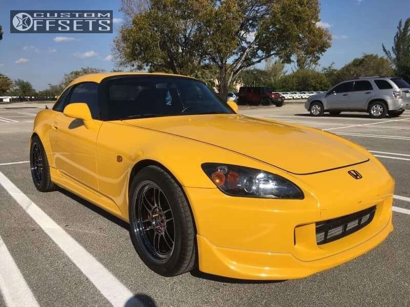 2004 Honda S2000 with 17x9 35 Enkei RPF1 and 275/40R17 Nitto NT05 and ...