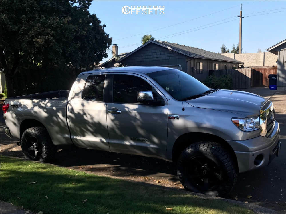 2007 Toyota Tundra with 20x9 12 Vision Empire and 295/60R20 Nitto Ridge ...