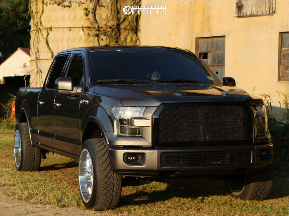 2016 Ford F-150 with 22x12 -40 American Force Range Ss and 305/45R22 ...