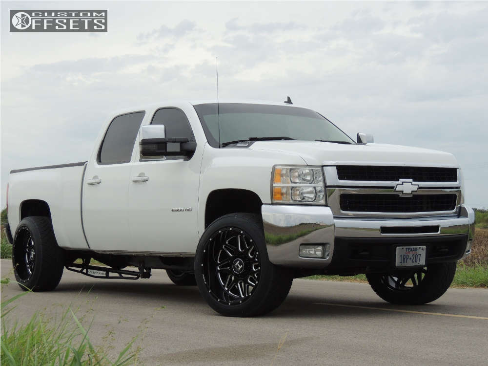 2009 Chevrolet Silverado 2500 HD with 22x12 -44 Hostile Sprocket and ...