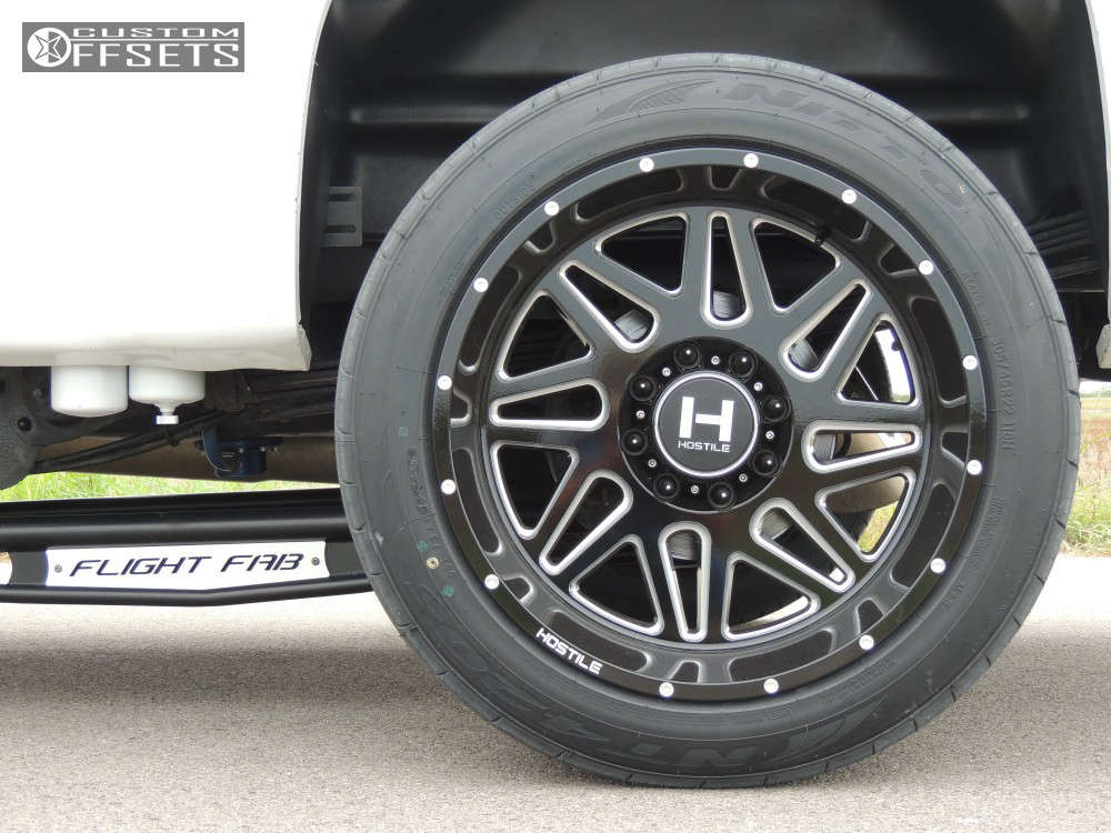 2009 Chevrolet Silverado 2500 HD with 22x12 -44 Hostile Sprocket and ...