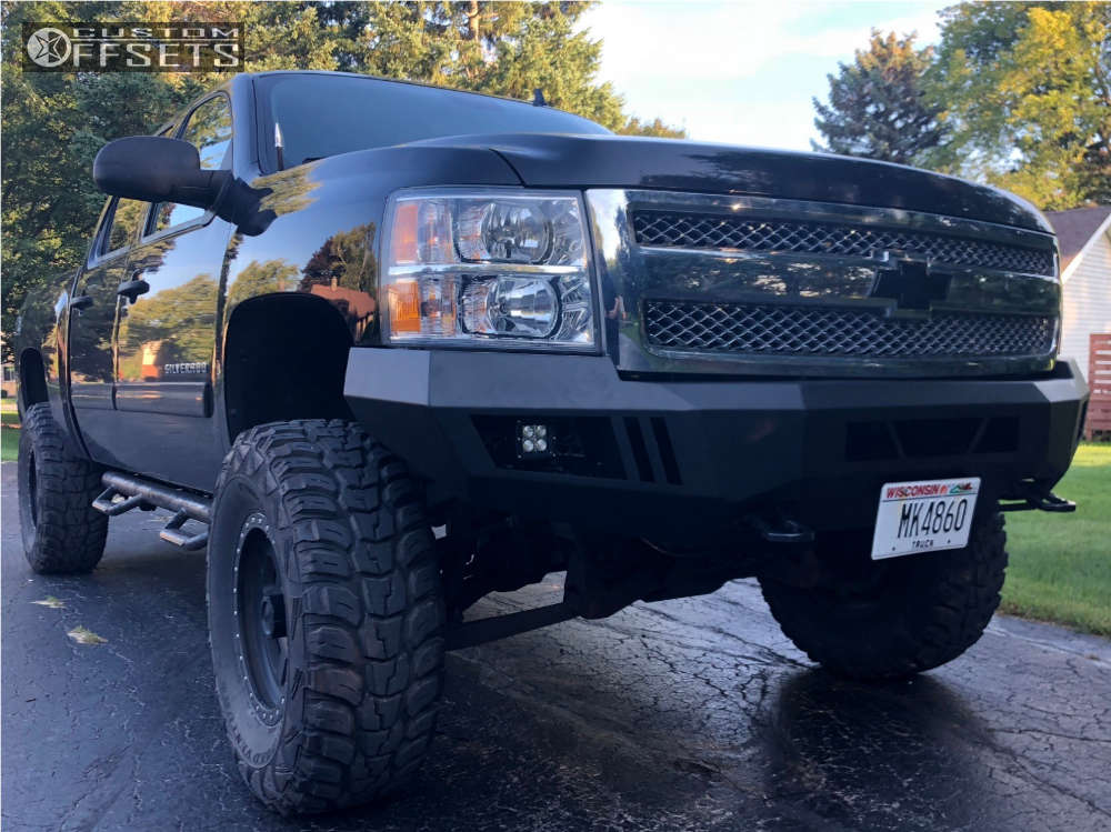 2012 Chevrolet Silverado 1500 with 17x9 -6 Pro Comp Series 41 and 35/12 ...
