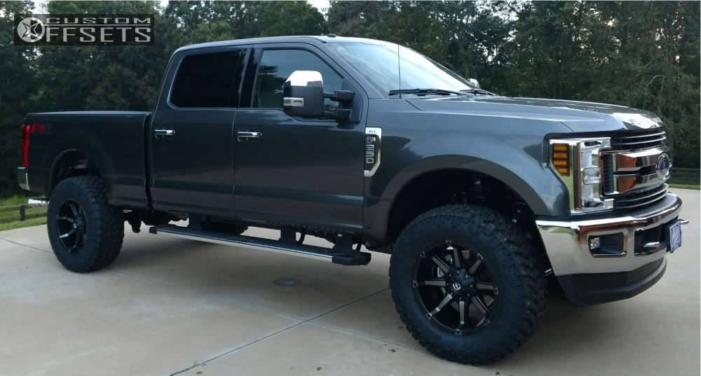 2019 Ford F-250 Super Duty with 20x10 -12 Fuel Coupler and 37/12.5R20 ...