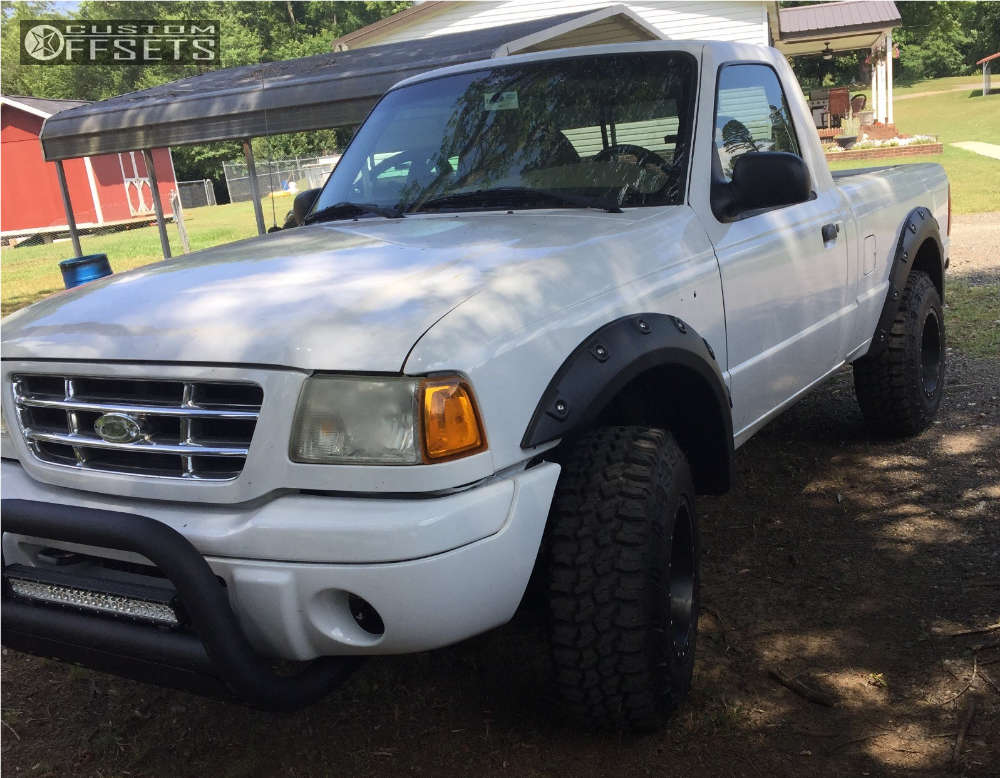 2002 Ford Ranger with 15x10 -43 Fuel Revolver and 31/10.5R15 Thunderer ...