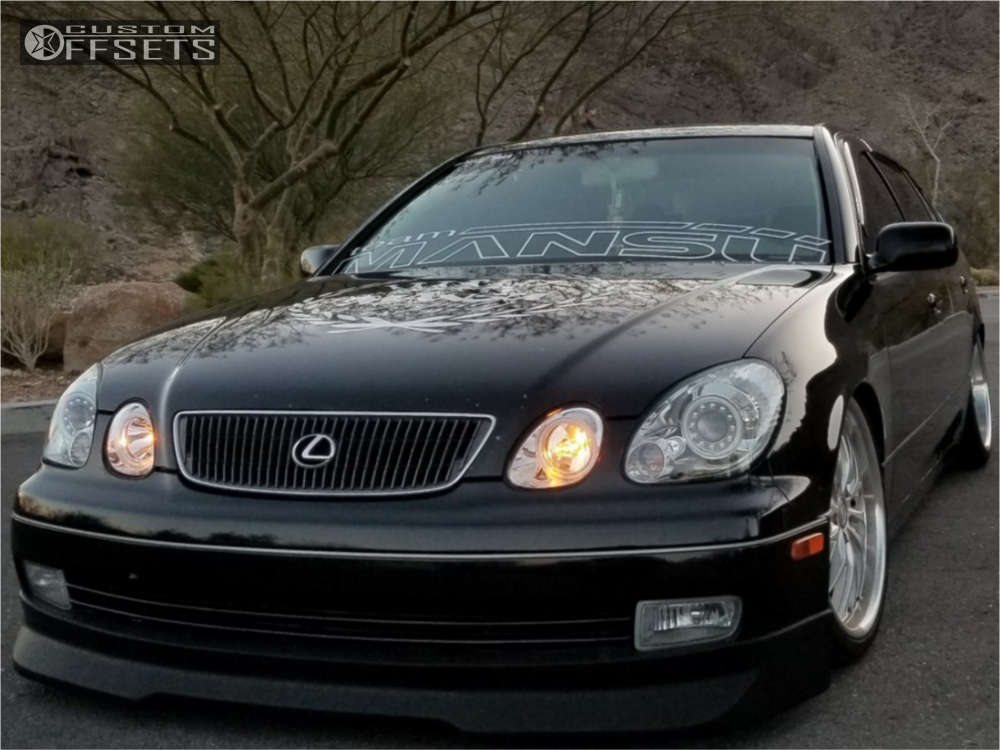 1999 Lexus GS300 with 19x8.5 35 MRR Gt1 and 225/35R19 Federal 595 Evo ...