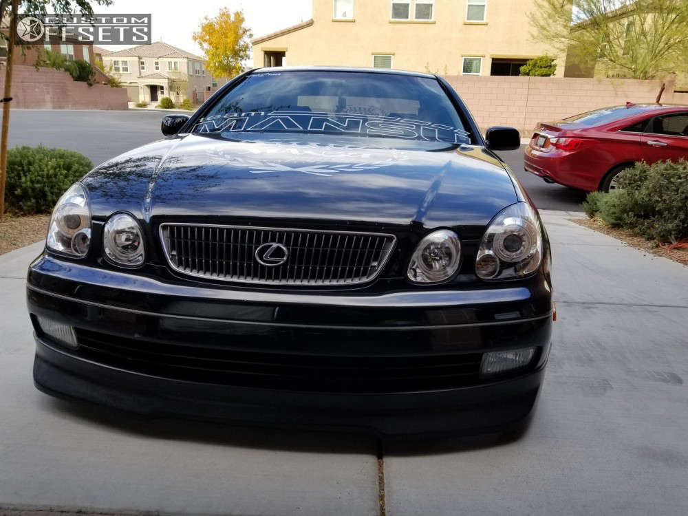 1999 Lexus GS300 with 19x8.5 35 MRR Gt1 and 225/35R19 Federal 595 Evo ...