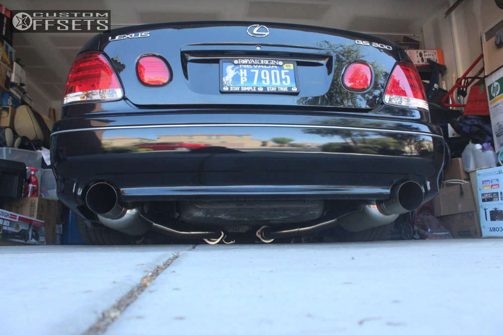 1999 Lexus GS300 with 19x8.5 35 MRR Gt1 and 225/35R19 Federal 595 Evo ...