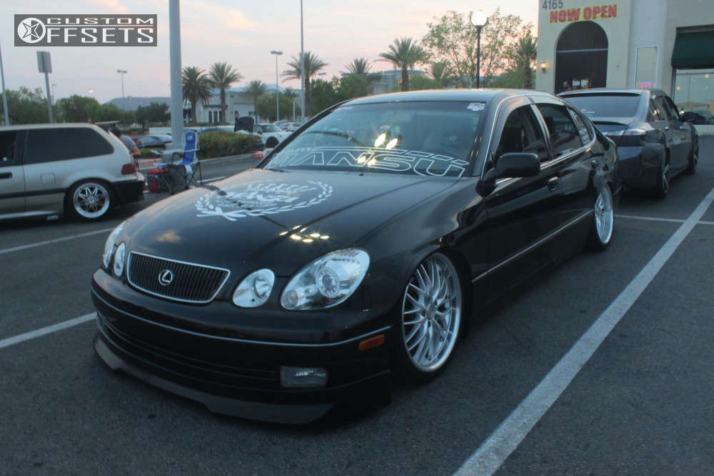 1999 Lexus GS300 with 19x8.5 35 MRR Gt1 and 225/35R19 Federal 595 Evo ...