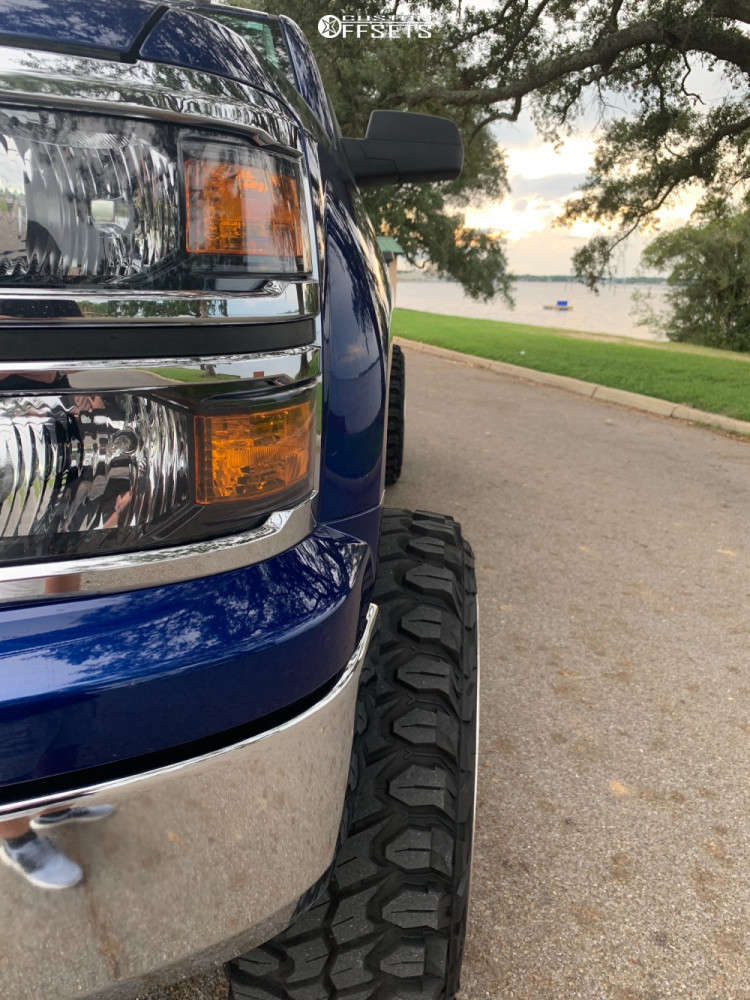 2014 Chevrolet Silverado 1500 with 24x14 -76 Dropstars Forged F60p1 and ...