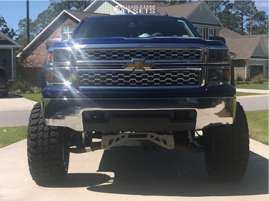 2014 Chevrolet Silverado 1500 with 24x14 -76 Dropstars Forged F60p1 and ...