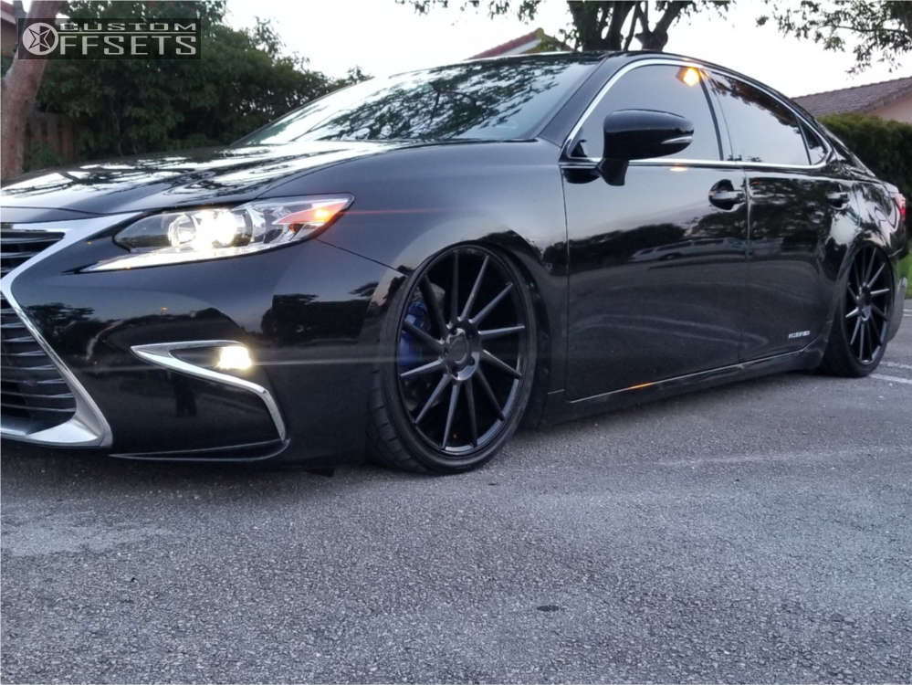 2016 Lexus ES300H with 20x8.5 35 Niche Surge and 245/35R20 Nitto Nt555 ...