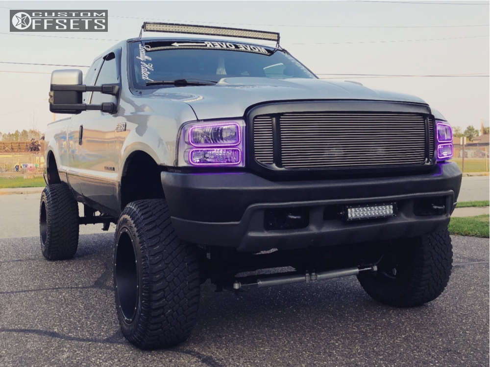 2000 Ford F-350 Super Duty with 20x12 -51 Vision Rocker and 35/12.5R20 ...