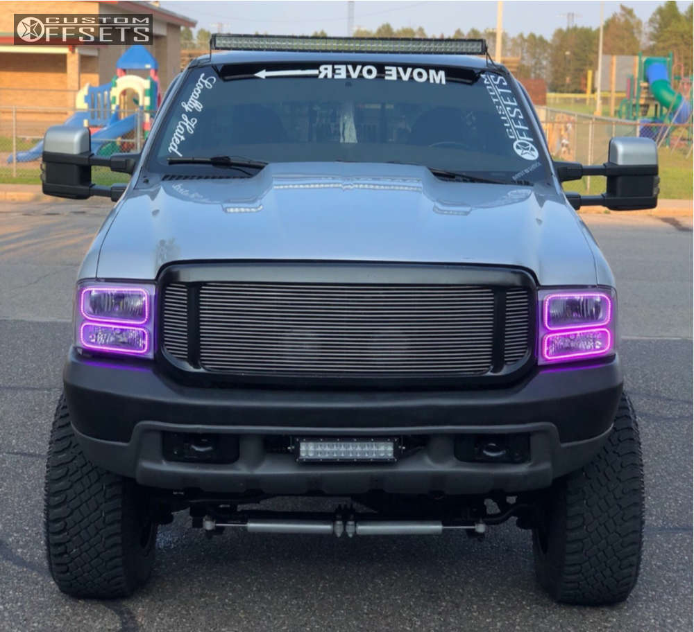 2000 Ford F-350 Super Duty with 20x12 -51 Vision Rocker and 35/12.5R20 ...