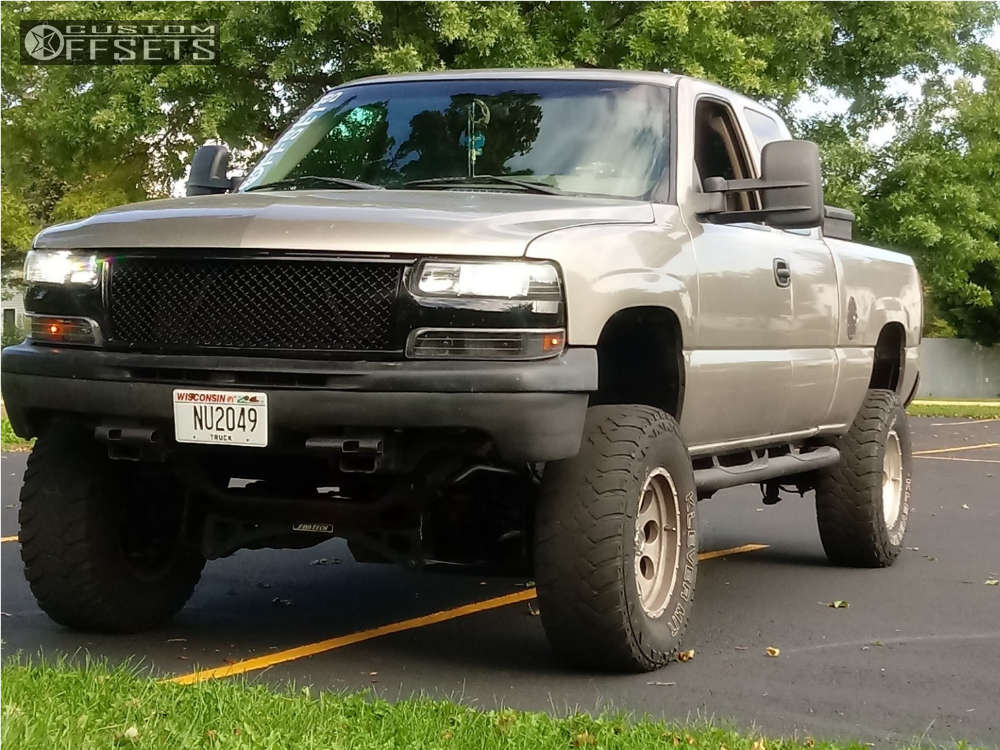 2002 Chevrolet Silverado 1500 with 17x9 -6 Pro Comp Series 69 and 35/12 ...