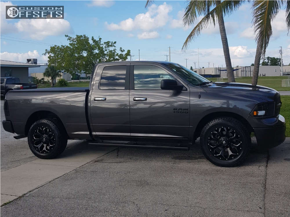 2017 Ram 1500 with 20x9 1 Fuel Assault and 275/60R20 Hankook Dynapro At ...