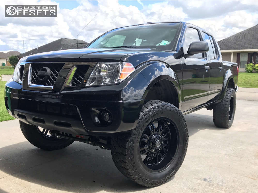 2015 Nissan Frontier with 20x9 -12 Panther Offroad 580 and 35/12.5R20 ...
