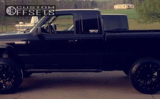 2006 Ford Ranger with 20x14 -76 Fuel 531 and 285/50R20 Nitto NT420V and ...