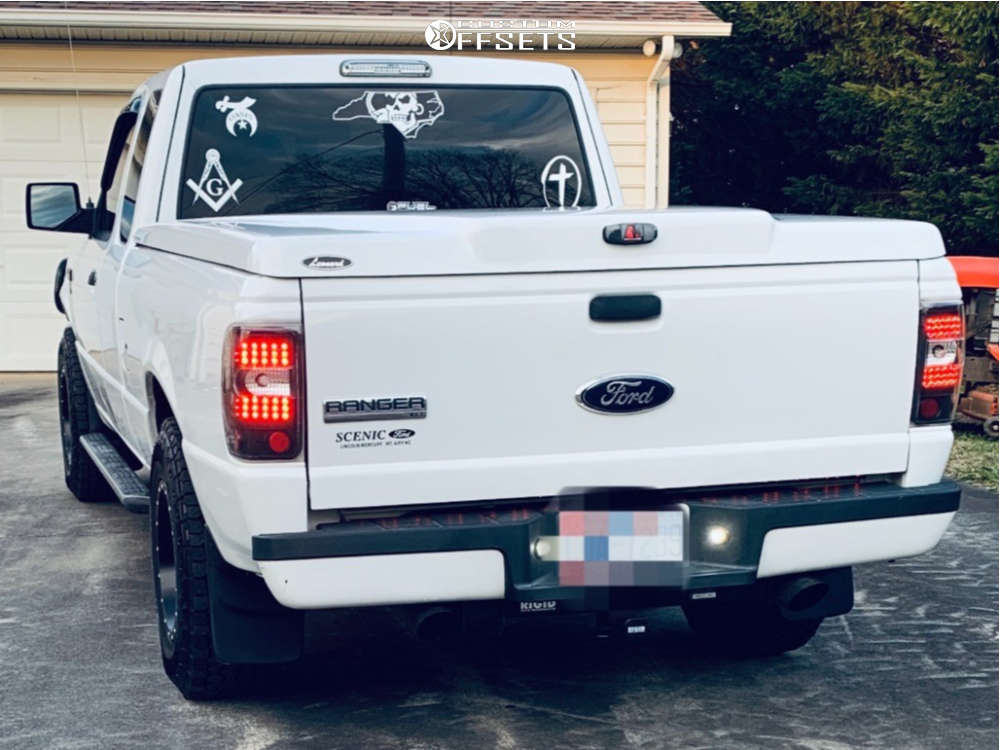 2007 Ford Ranger with 15x8 -18 Fuel Revolver and 30/9.5R15 Hankook ...