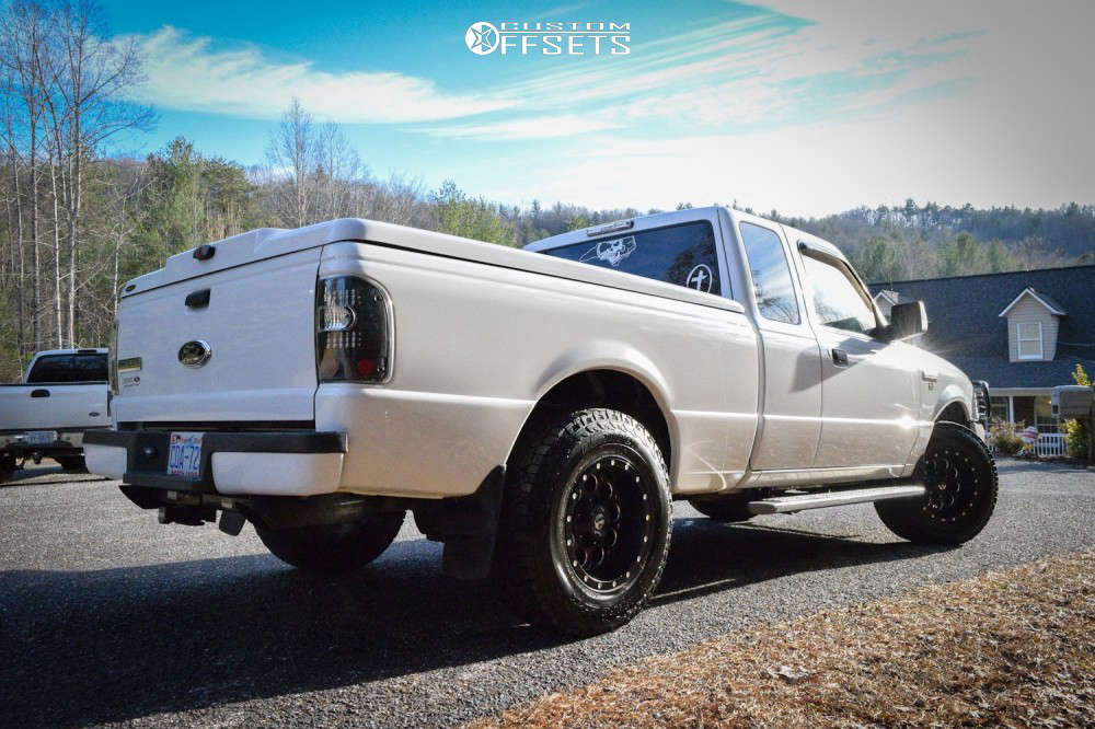 2007 Ford Ranger with 15x8 -18 Fuel Revolver and 30/9.5R15 Hankook ...