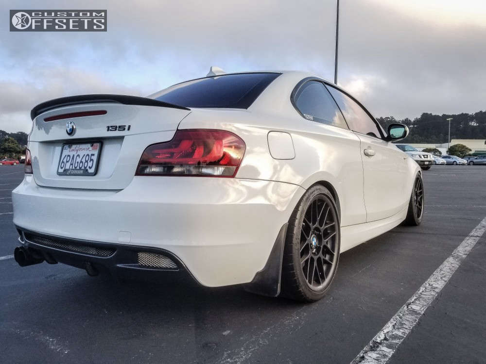 2011 BMW 135i with 18x8.5 45 Apex Arc-8 and 245/35R18 Michelin Pilot ...