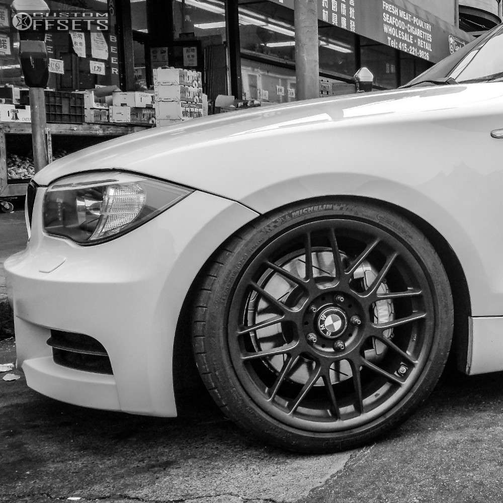 2011 BMW 135i with 18x8.5 45 Apex Arc-8 and 245/35R18 Michelin Pilot ...
