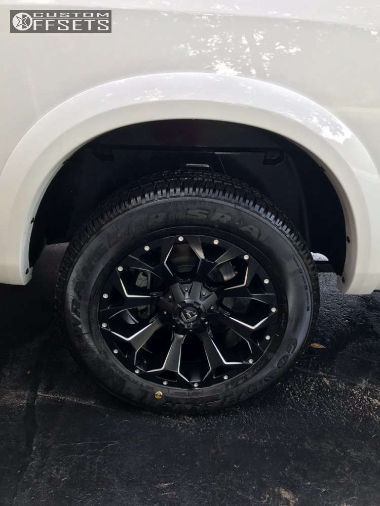 2018 Ram 1500 with 20x9 1 Fuel Assault and 275/60R20 Goodyear Wrangler ...