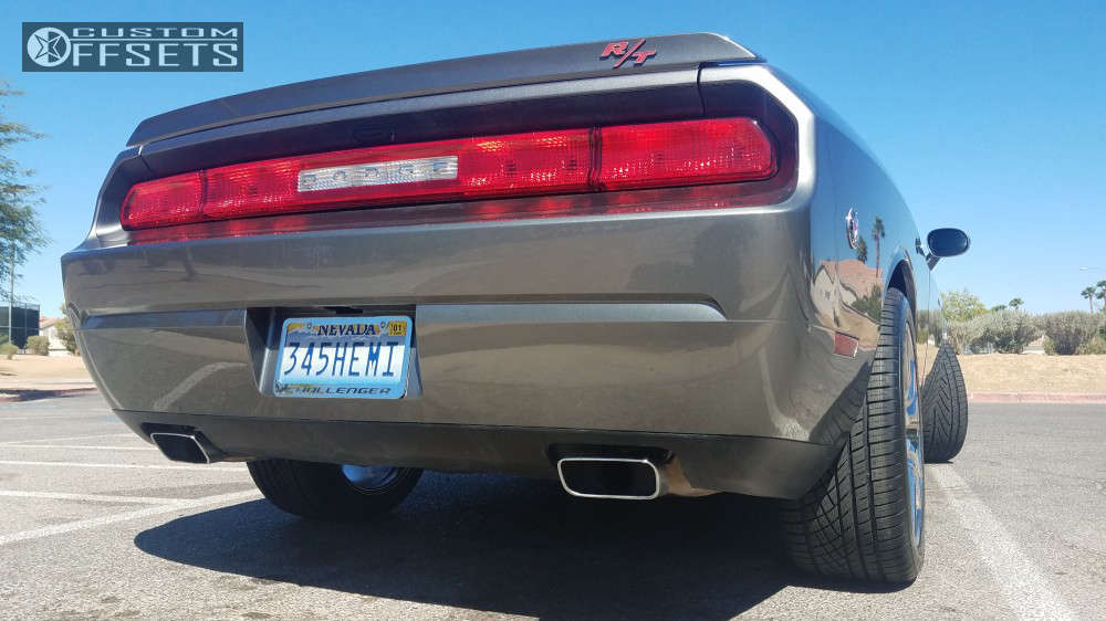 2012 Dodge Challenger with 20x9 13 Vision Stunner and 255/45R20 ...