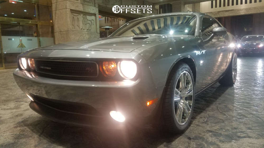 2012 Dodge Challenger with 20x9 13 Vision Stunner and 255/45R20 ...