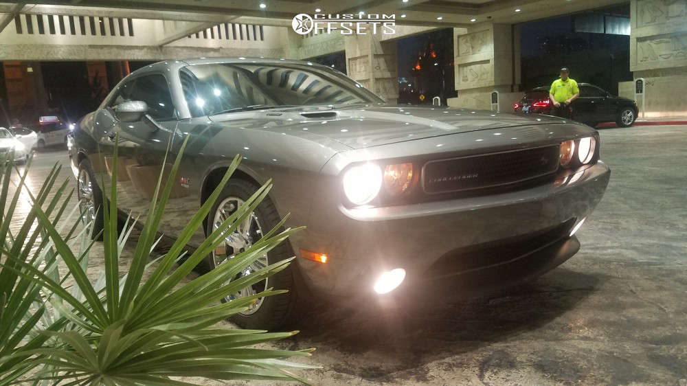 2012 Dodge Challenger with 20x9 13 Vision Stunner and 255/45R20 ...