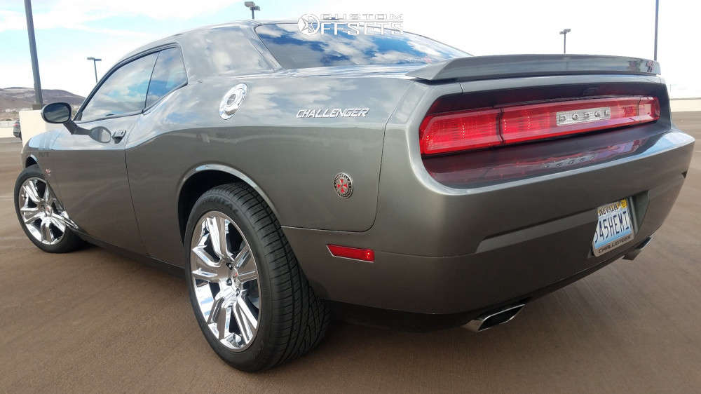 2012 Dodge Challenger with 20x9 13 Vision Stunner and 255/45R20 ...