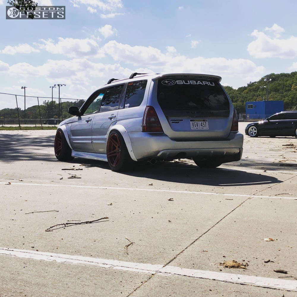 2004 Subaru Forester with 18x10.5 20 Cosmis Racing S5r and 285/35R18 ...