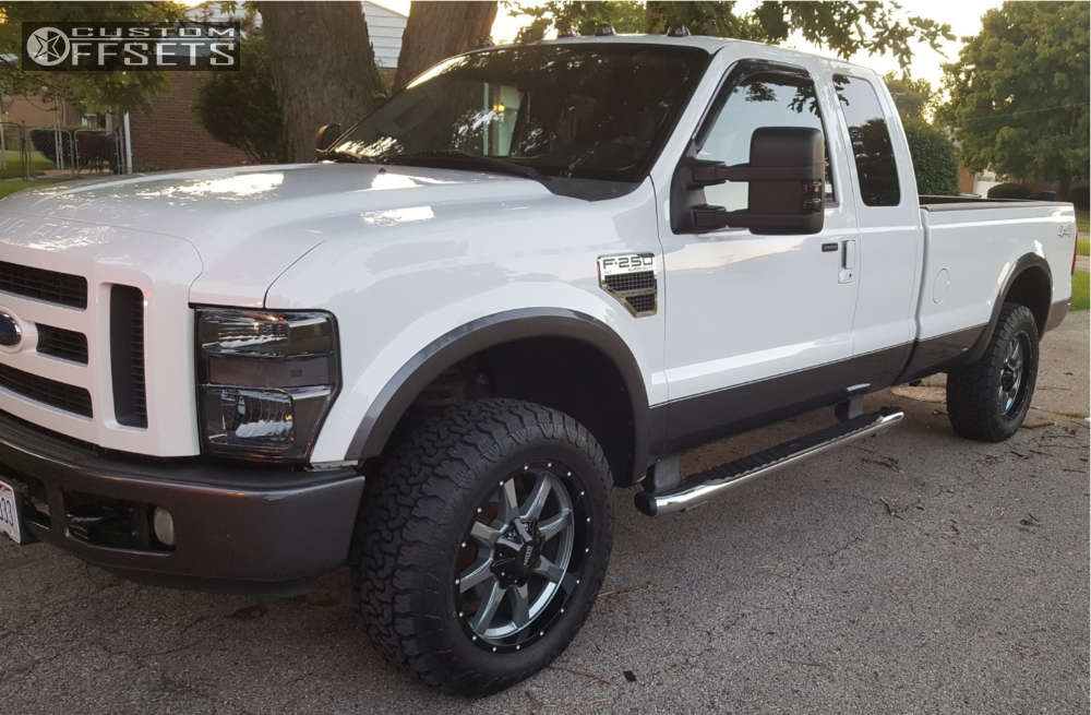 2008 Ford F-250 Super Duty with 20x9 18 Moto Metal Mo970 and 275/60R20 ...