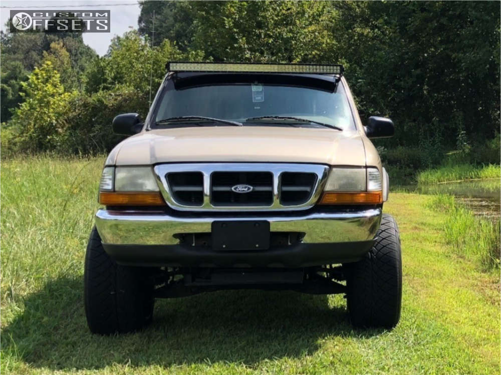1999 Ford Ranger with 20x12 -44 TIS 544BM and 285/50R20 Nitto NT420V ...
