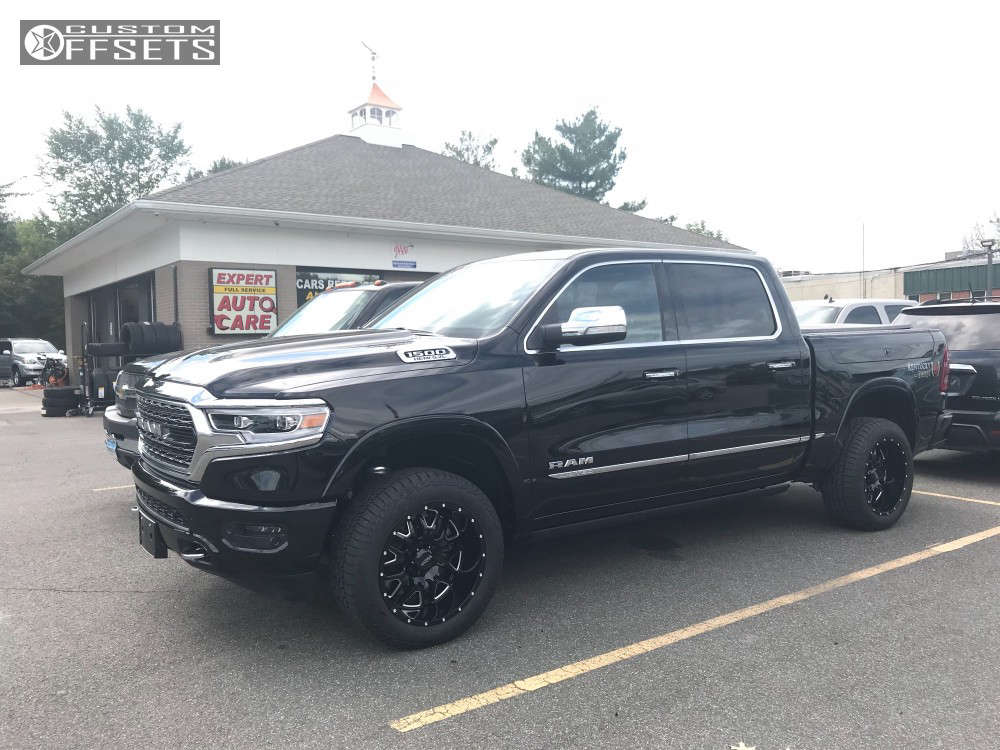 2019 Ram 1500 with 20x10 -25 Ultra Hunter and 275/55R20 Falken WildPeak ...