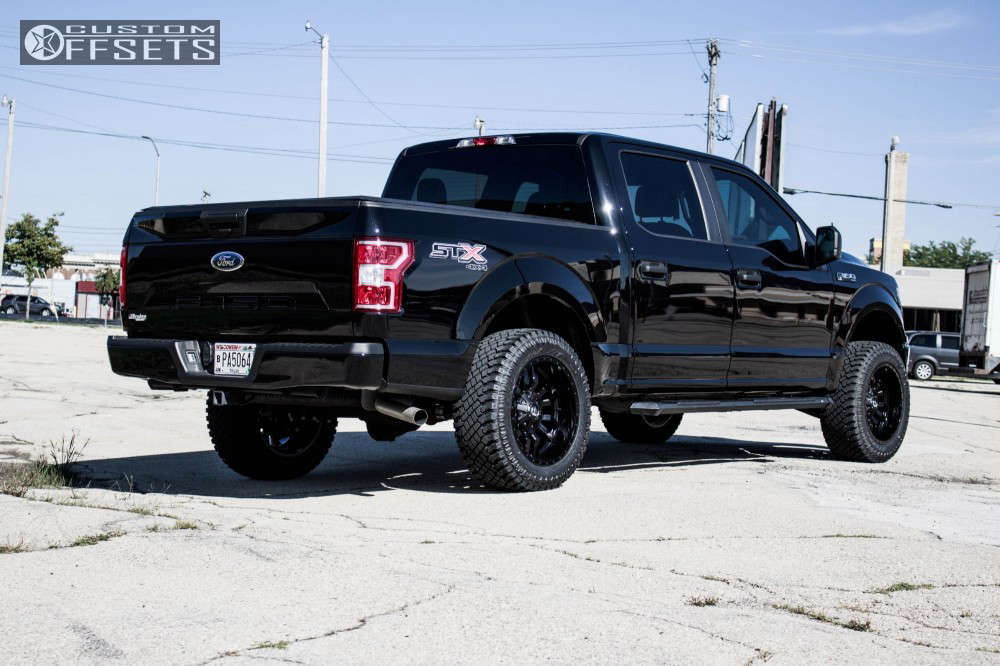 2018 Ford F-150 with 20x10 -18 Fuel Sledge and 33/12.5R20 Atturo Trail ...