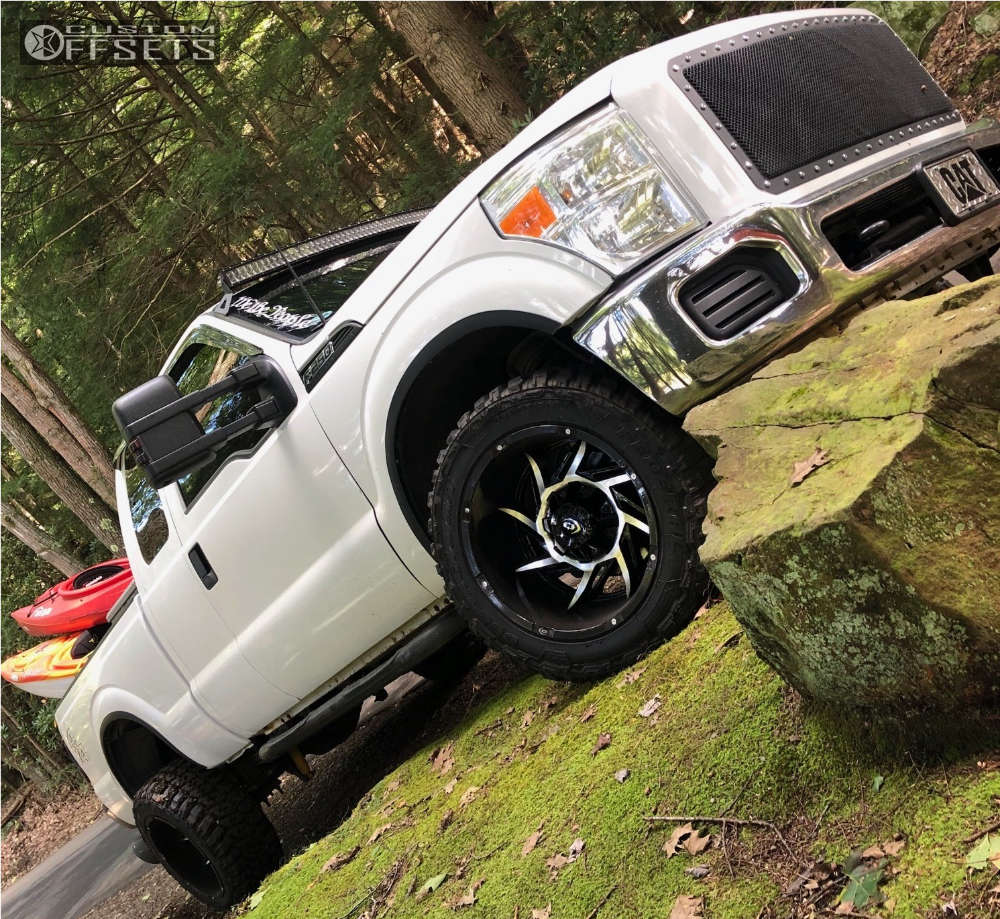 2012 Ford F-250 Super Duty with 20x12 -51 Vision Prowler and 33/12.5R20 ...