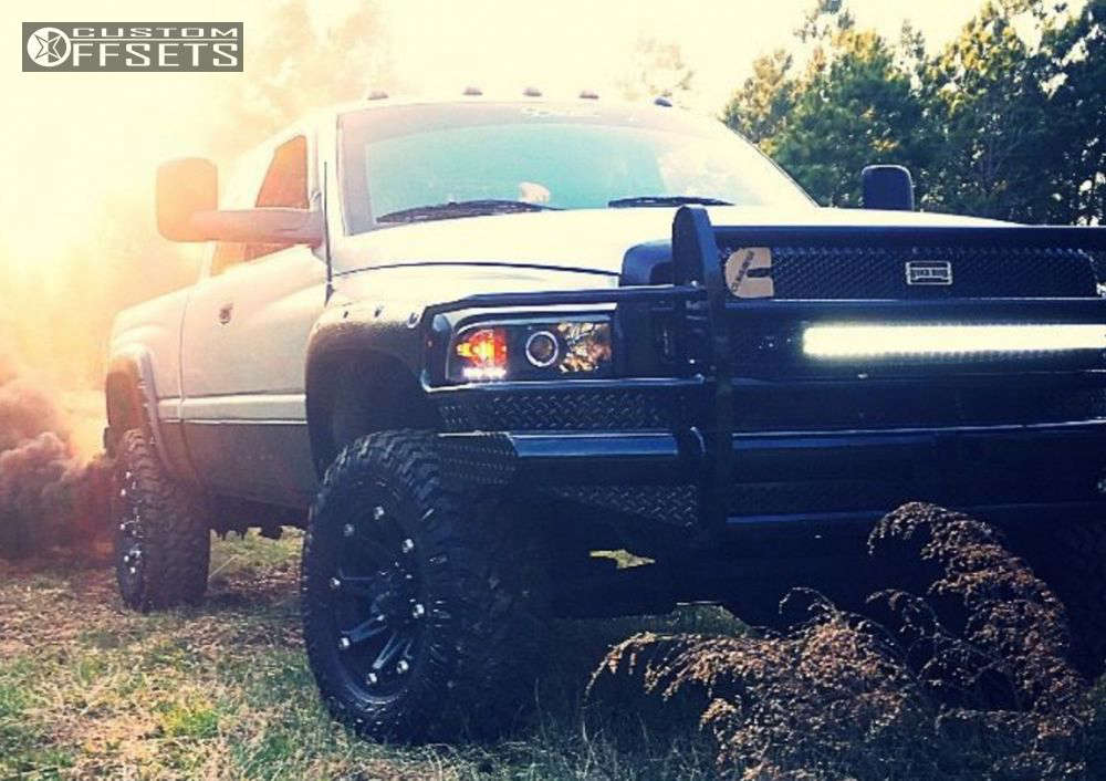 2002 Dodge Ram 2500 with 18x9 -12 Ballistic Jester and 35/12.5R18 Nitto ...