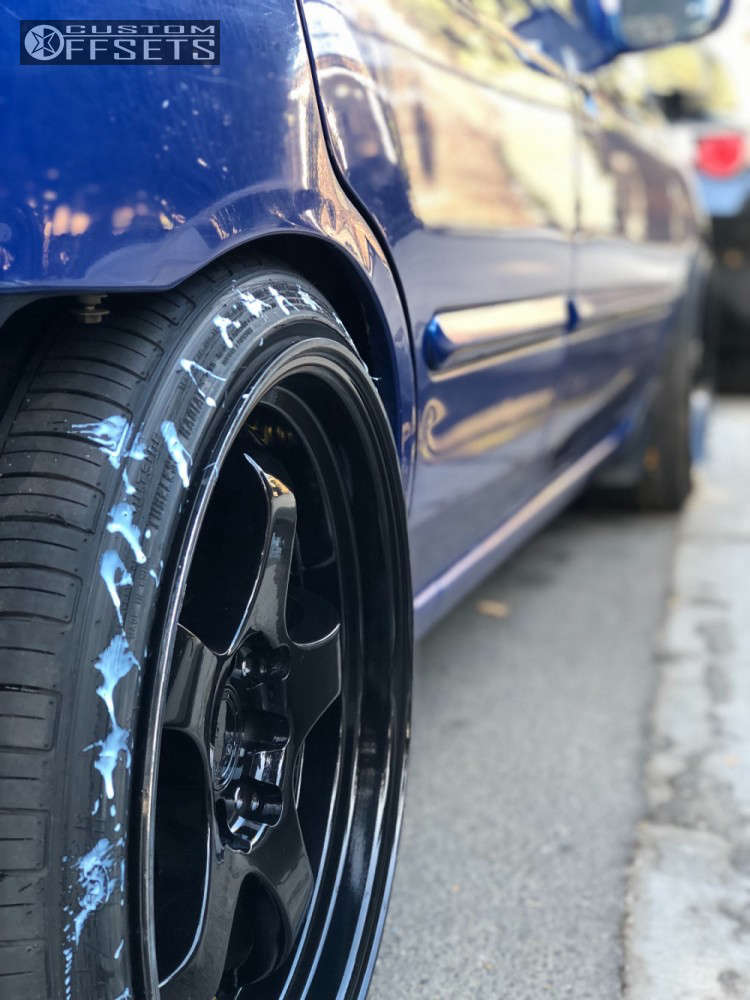 2006 Nissan Sentra with 17x9 25 Aodhan Ah03 and 205/40R17 Roadclaw Rp ...