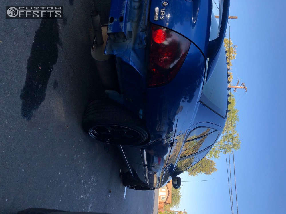 2006 Nissan Sentra with 17x9 25 Aodhan Ah03 and 205/40R17 Roadclaw Rp ...