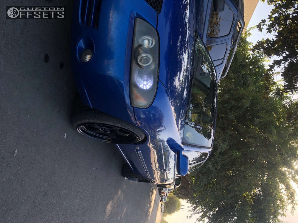 2006 Nissan Sentra with 17x9 25 Aodhan Ah03 and 205/40R17 Roadclaw Rp ...