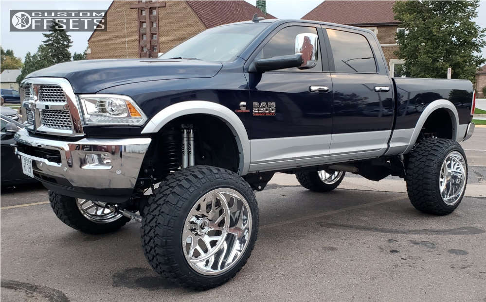 2017 Ram 2500 with 26x16 -101 Fuel Forged Ff29 and 40/15.5R26 Fury ...