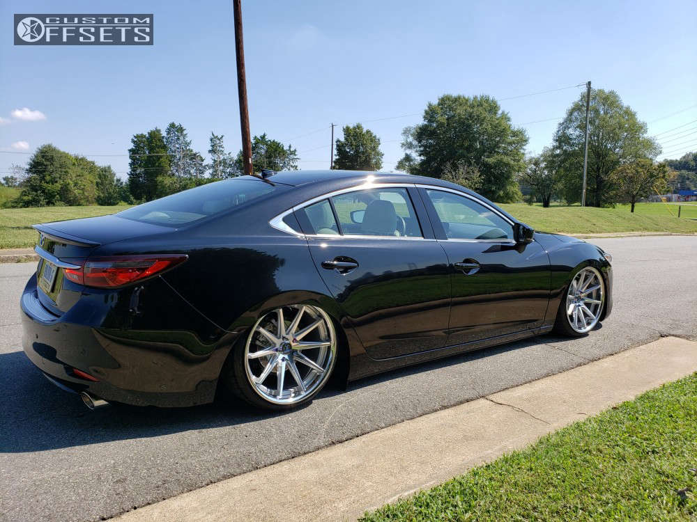 2018 Mazda 6 with 20x10 40 Rohana Rc10 and 245/30R20 Nitto Neo Gen and ...