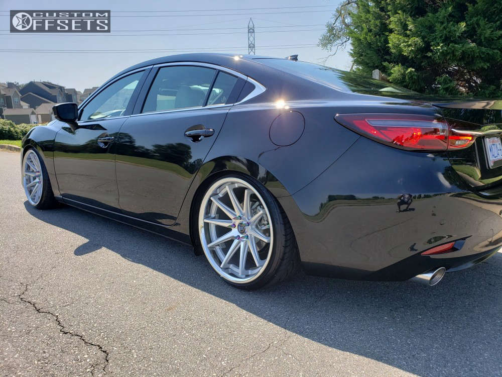 2018 Mazda 6 with 20x10 40 Rohana Rc10 and 245/30R20 Nitto Neo Gen and ...