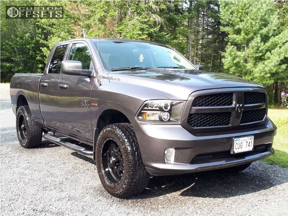 2017 Ram 1500 with 20x9 0 RTX Offroad Messa and 295/60R20 Pro Comp A/t ...
