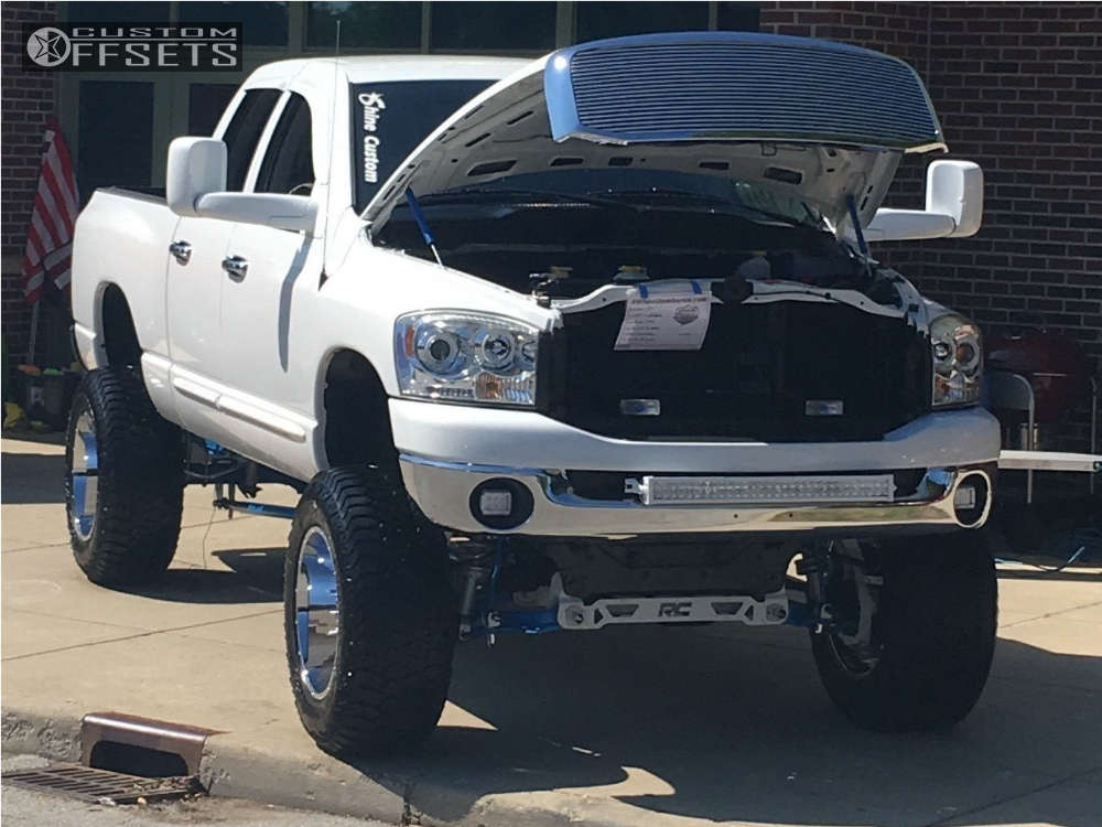 2007 Dodge Ram 1500 with 20x12 -51 Vision Bomb and 37/12.5R20 AMP ...